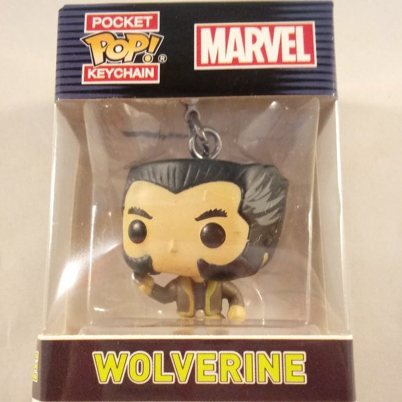 Funko | Accessories | Funko Wolverine Marvel Pocket Pop Key Chain Ring ...